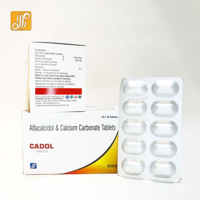 Cadol | Alfa Calcidol + Calcium Carbonate Capsule, Tablet