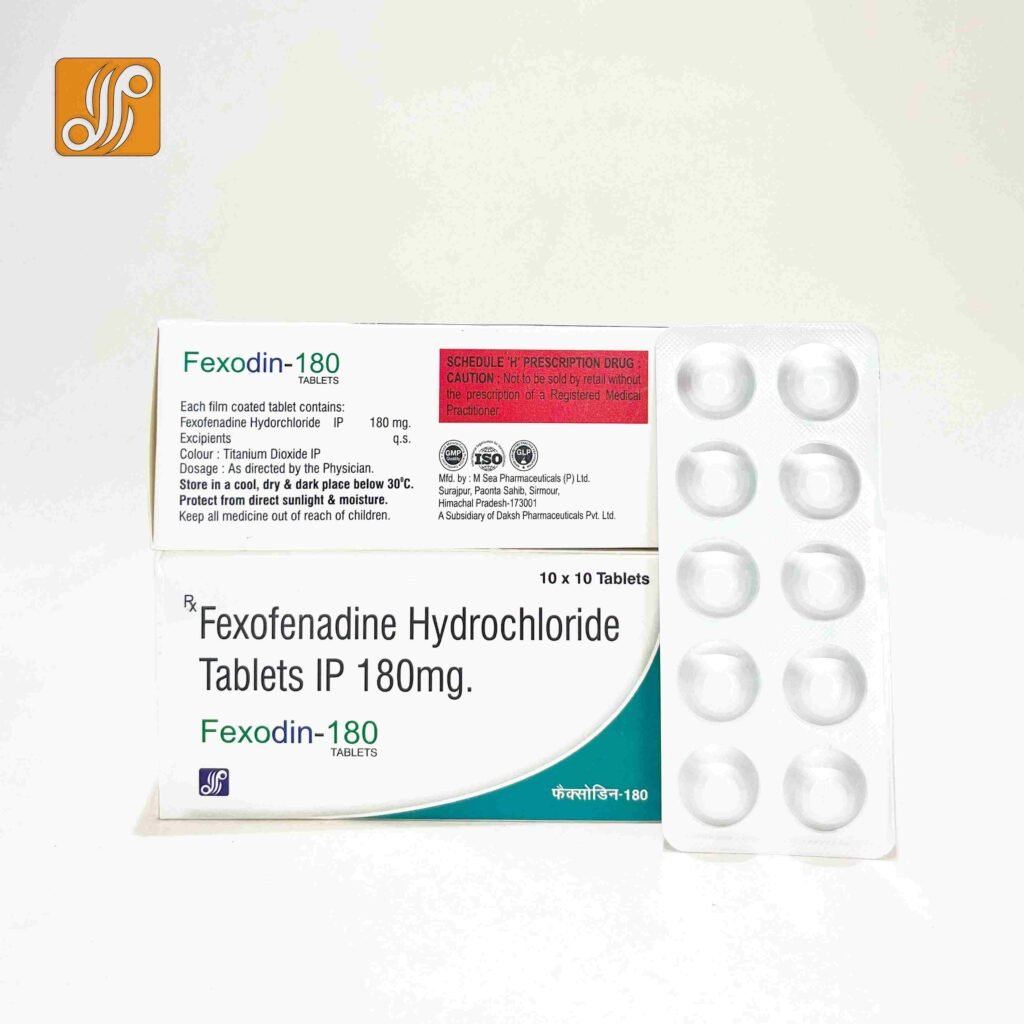 Fexodin | Fexofenadine Suspension, Tablet