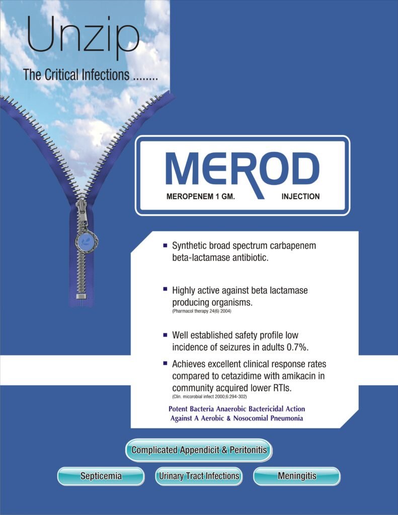 Merod | Meropenem 1000 mg Injectable