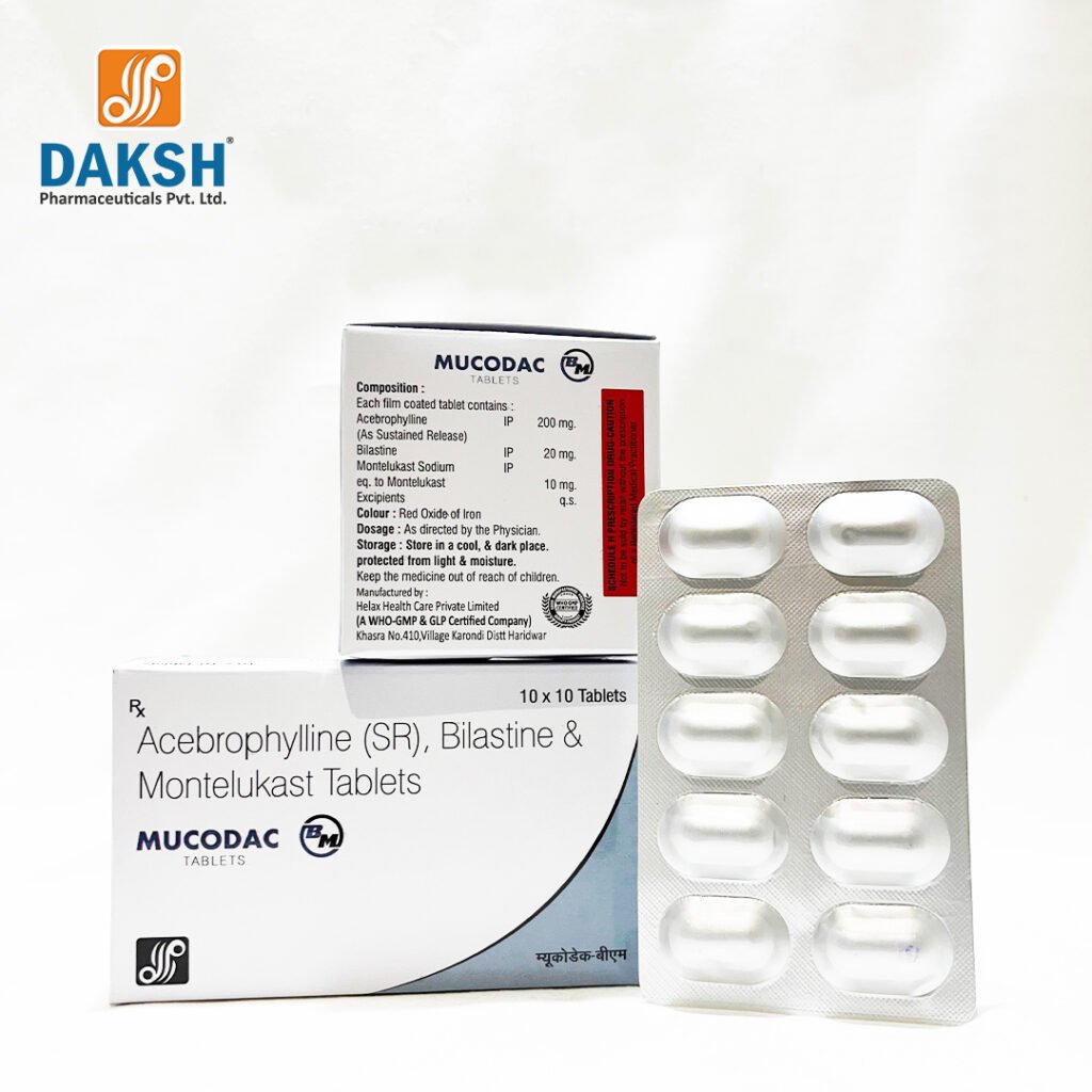 Mucodac | Acebrophyllin + Acetylcystenin Capsule, Tablet