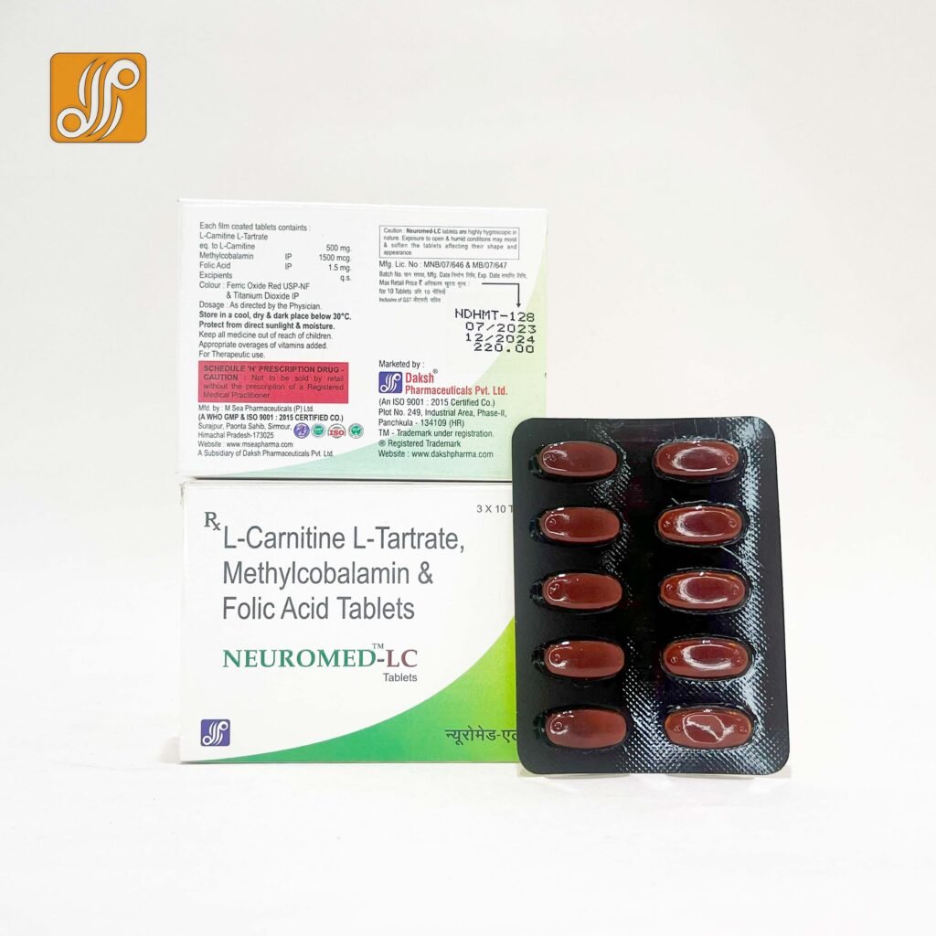 Neuromed | Ferrous Ascorbate + Folic Acid + Methylcobalamin + DHA, FOOD ...