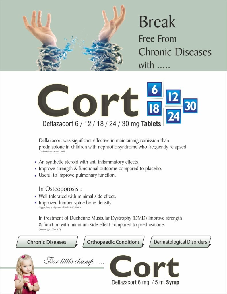 Cort | Deflazacort Injectable, Suspension, Tablet